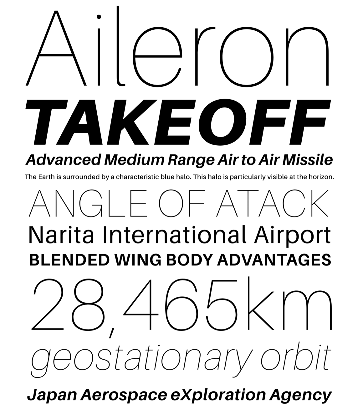Aileron: Free Neo-grotesque Font in 8 Weigths - Freebiesbug