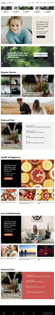 Free HTML Template for Lifestyle Blogs - Freebiesbug