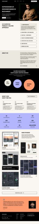 Free Portfolio & Case Study Template - Freebiesbug