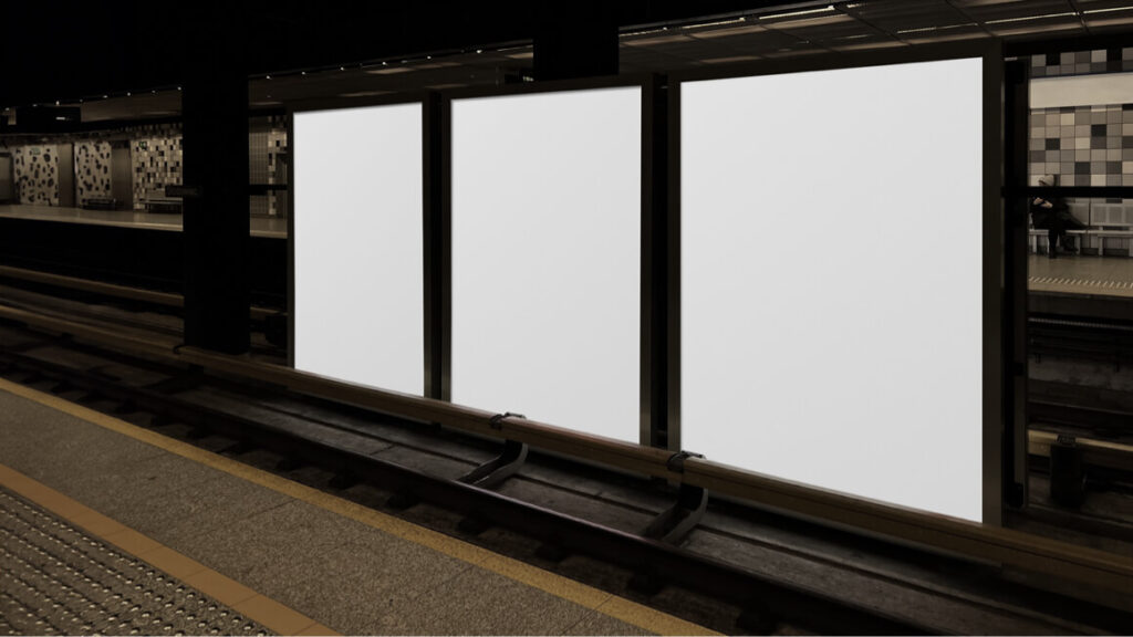 Metro Poster Mockup - Free PSD - Freebiesbug