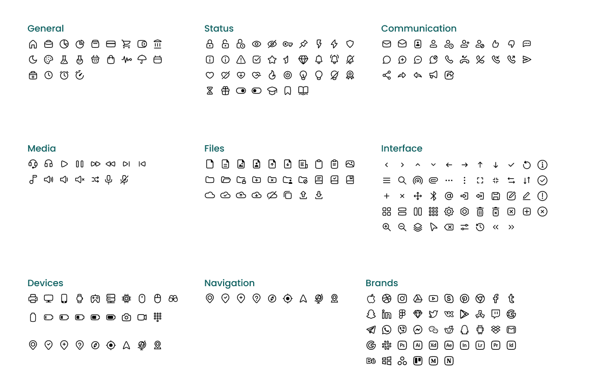 1,000+ Free UI Icons - Figma - Freebiesbug