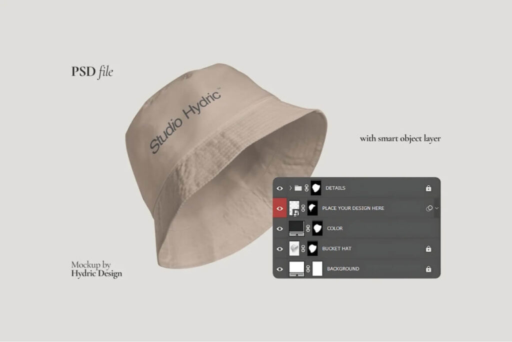 Free Bucket Hat Mockups - Freebiesbug