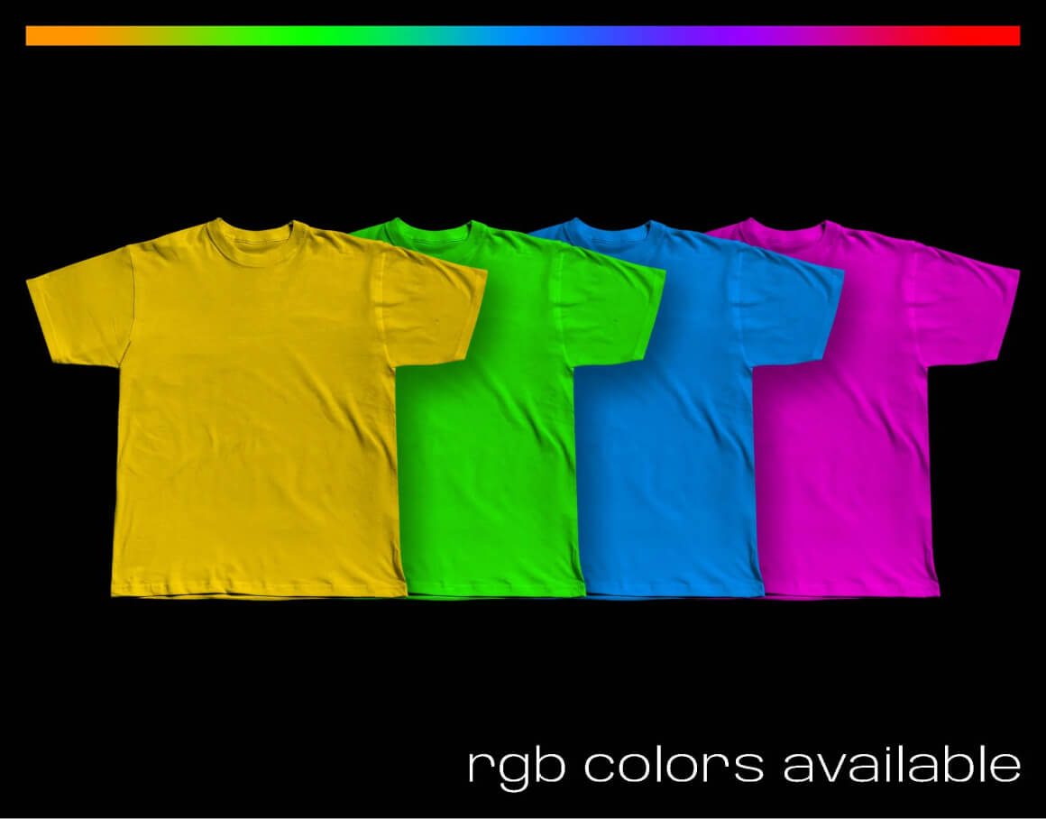 Customisable T-Shirt Mockup in 4K - Freebiesbug
