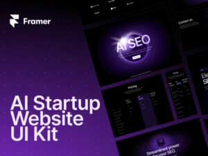Startup Website Template for Figma - Freebiesbug