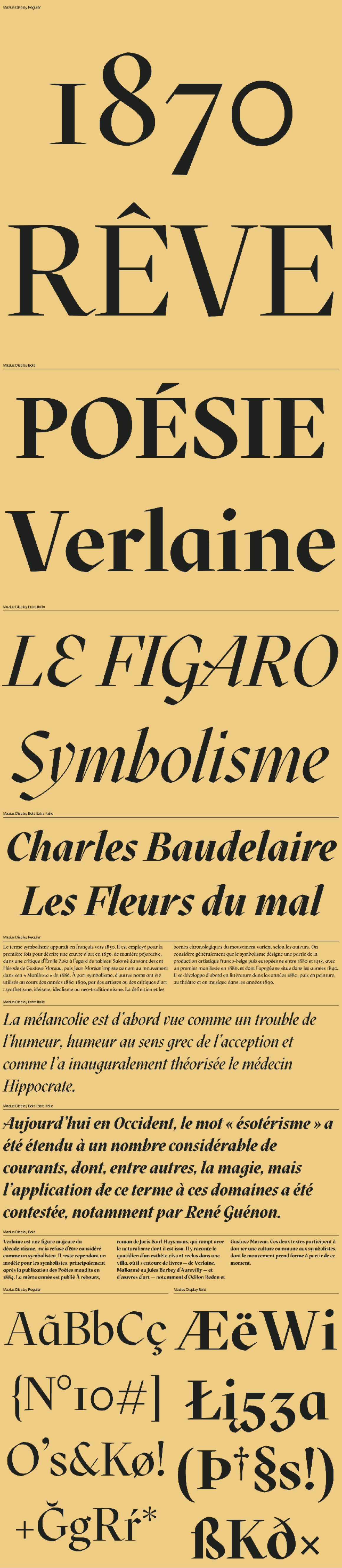 Mazius Display: Free Serif Old Style Typeface - Freebiesbug