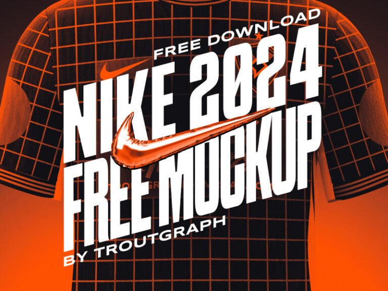 Nike 2024 T-shirt Mockups - Freebiesbug